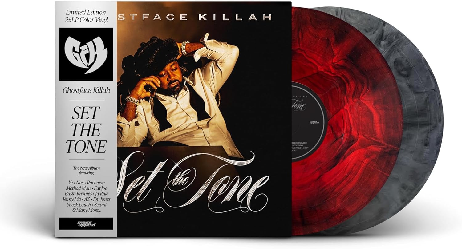 Ghostface Killah "Set The Tone (Guns & Roses)" 2x12" Marble Vinyl – Earache Records Ltd