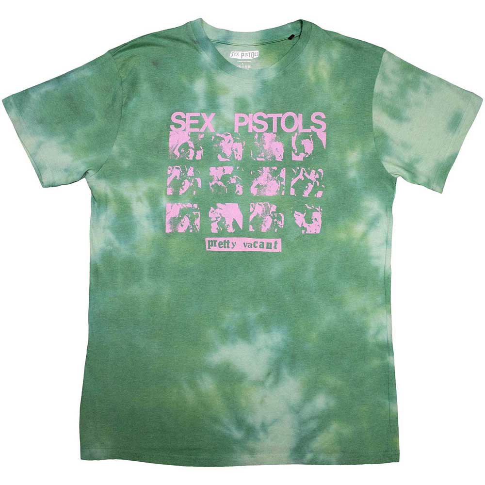 The Sex Pistols Pretty Vacant Green Dye T Shirt Earache Records Ltd 7762