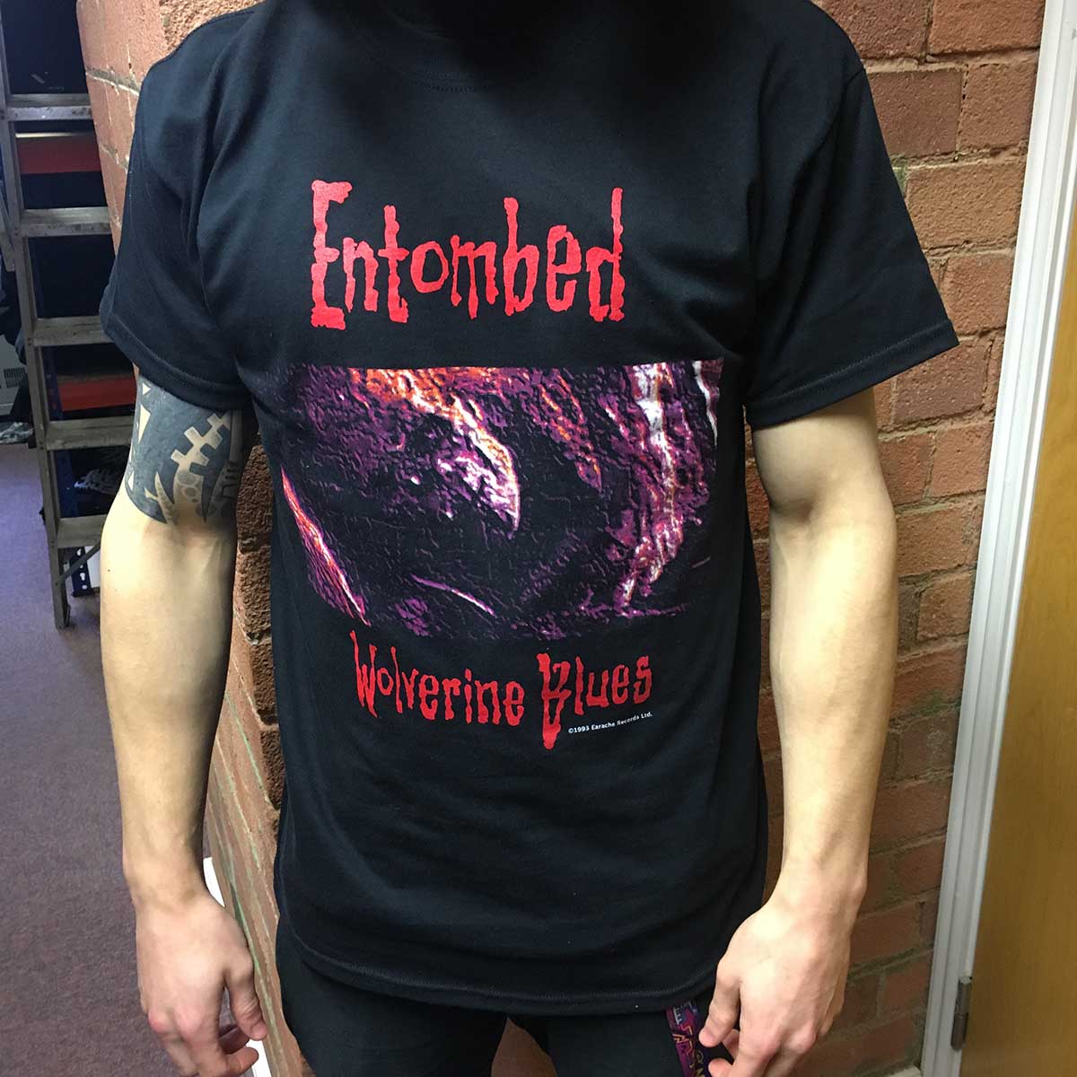 Entombed Wolverine Blues T Shirt Earache Records Ltd