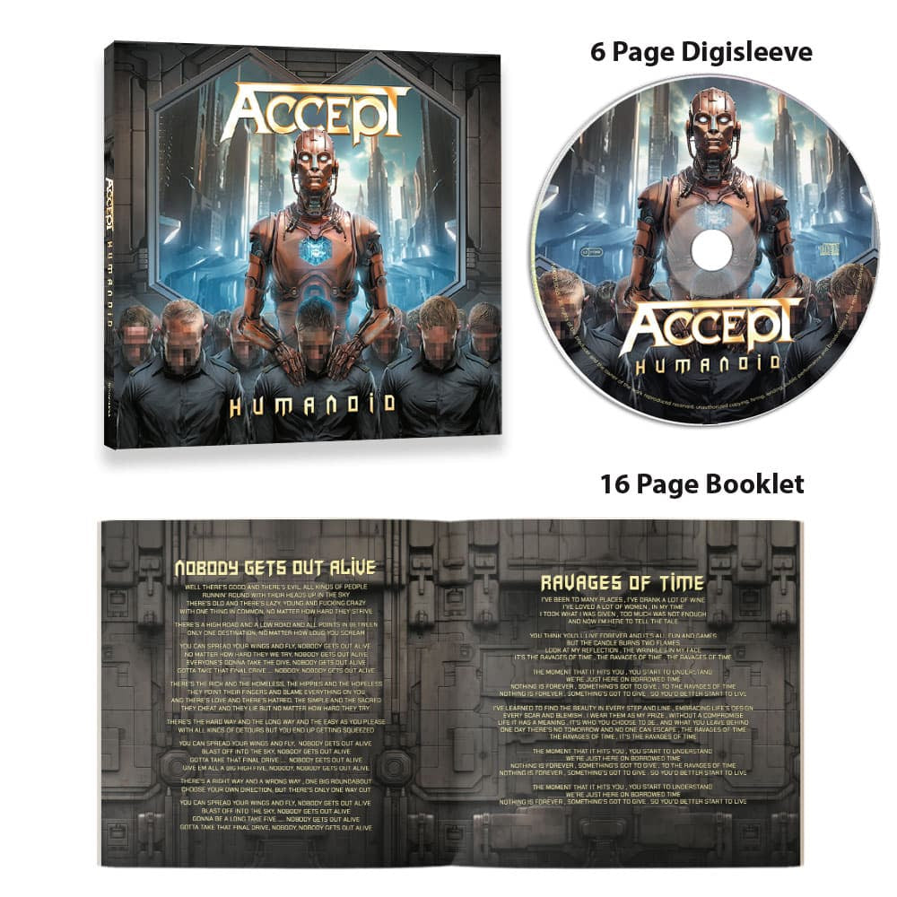 Accept "Humanoid" Digisleeve CD – Earache Records Ltd