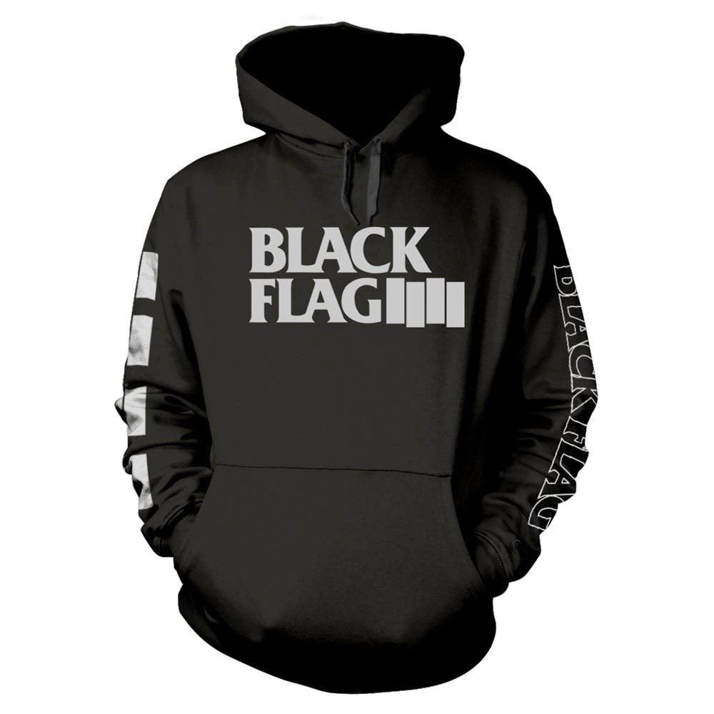 Black Flag "Logo" Black Pullover Hoodie – Earache Records Ltd