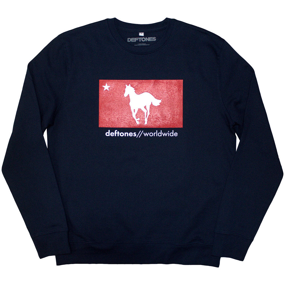 Deftones "Star & Pony" Navy Blue Sweatshirt – Earache Records Ltd
