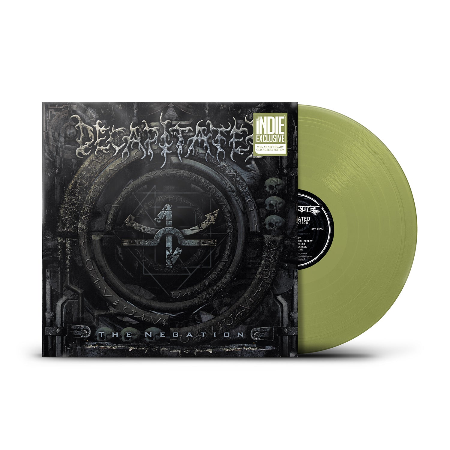 Decapitated "The Negation" 20th Anniversary Olive Green Vinyl – Earache ...