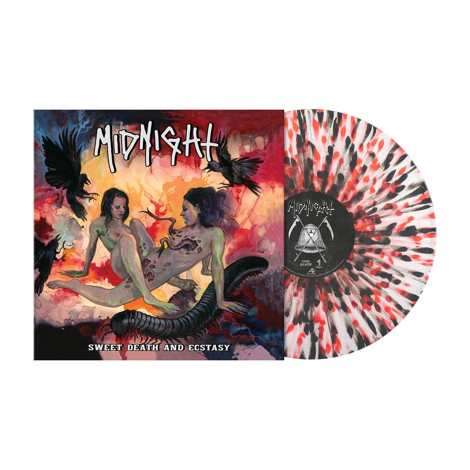 Midnight "Sweet Death and Ecstasy" Red / Black Vinyl – Earache Records Ltd