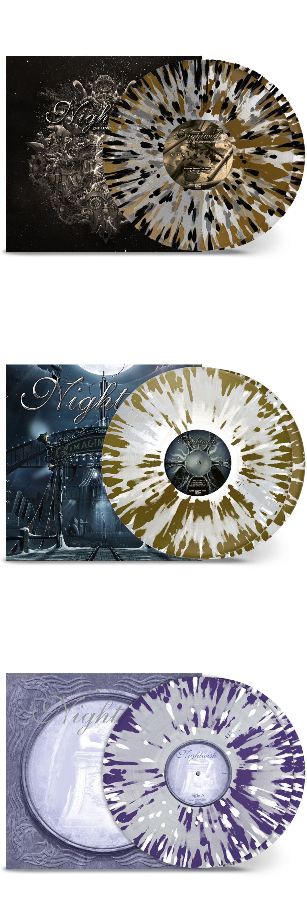 Nightwish Triple Vinyl Bundle - "Endless Forms Most Beautiful", "Once ...