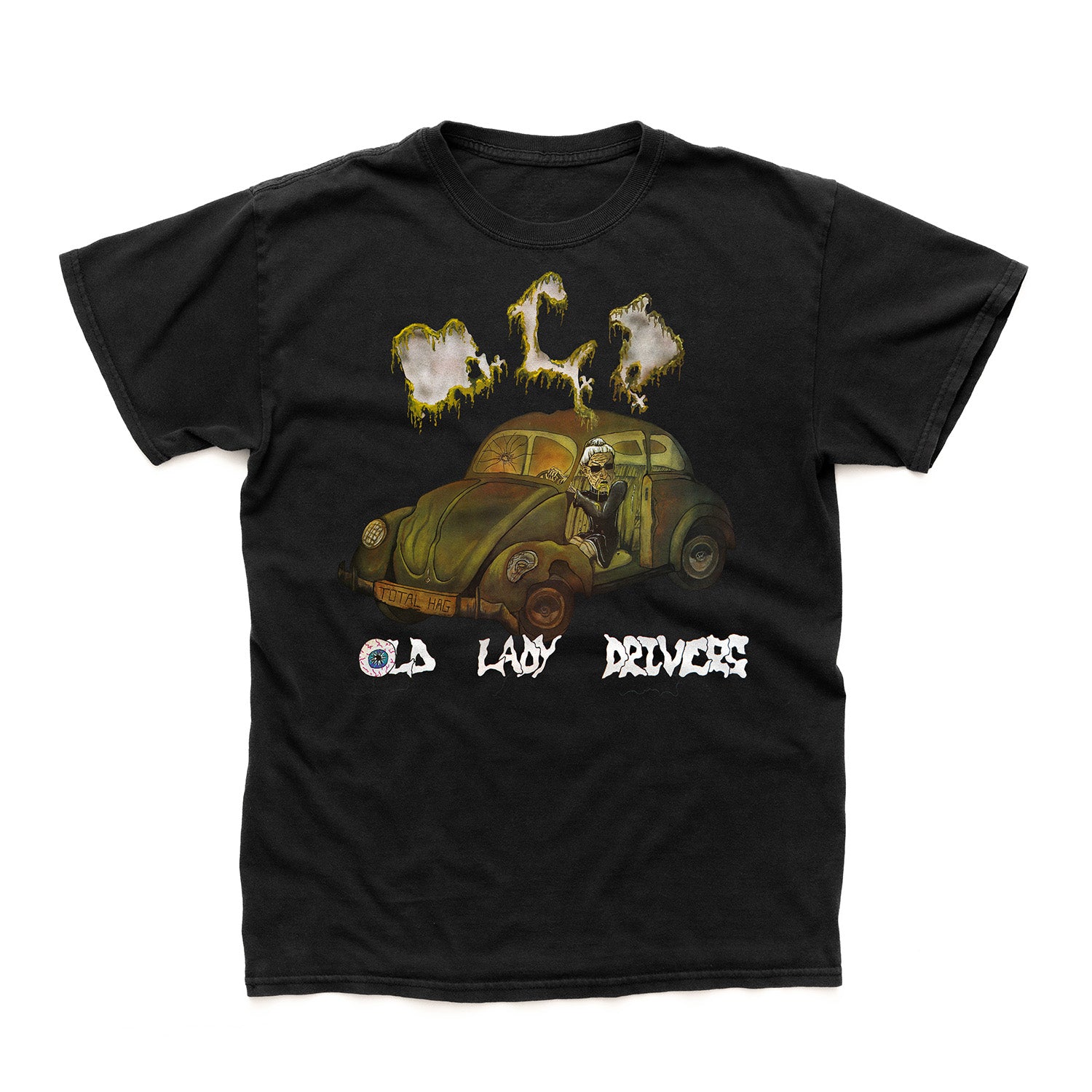 O.L.D. "Old Lady Drivers" Black T shirt – Earache Records Ltd