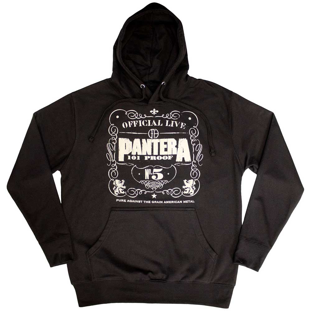 Pantera "101 Proof" Black Pullover Hoodie – Earache Records Ltd