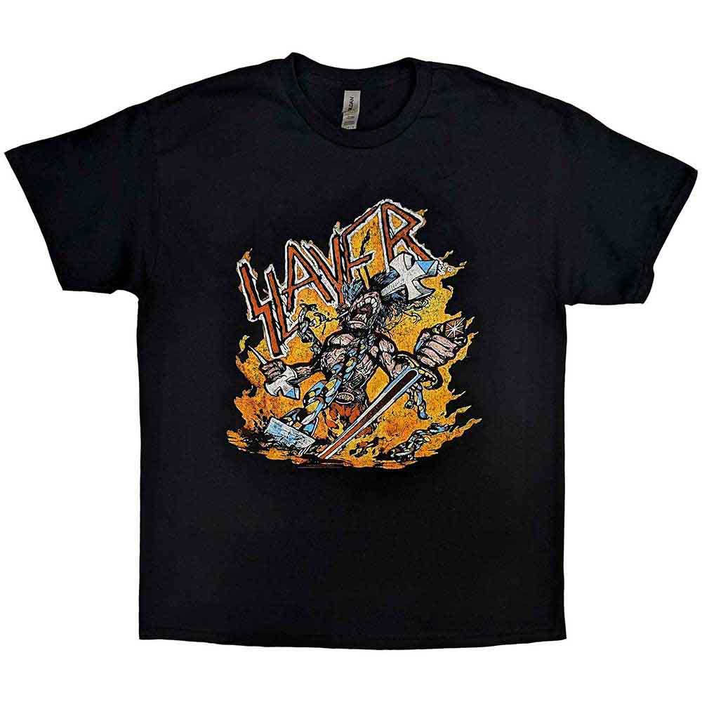 Slayer "Cartoon Flames" T shirt – Earache Records Ltd