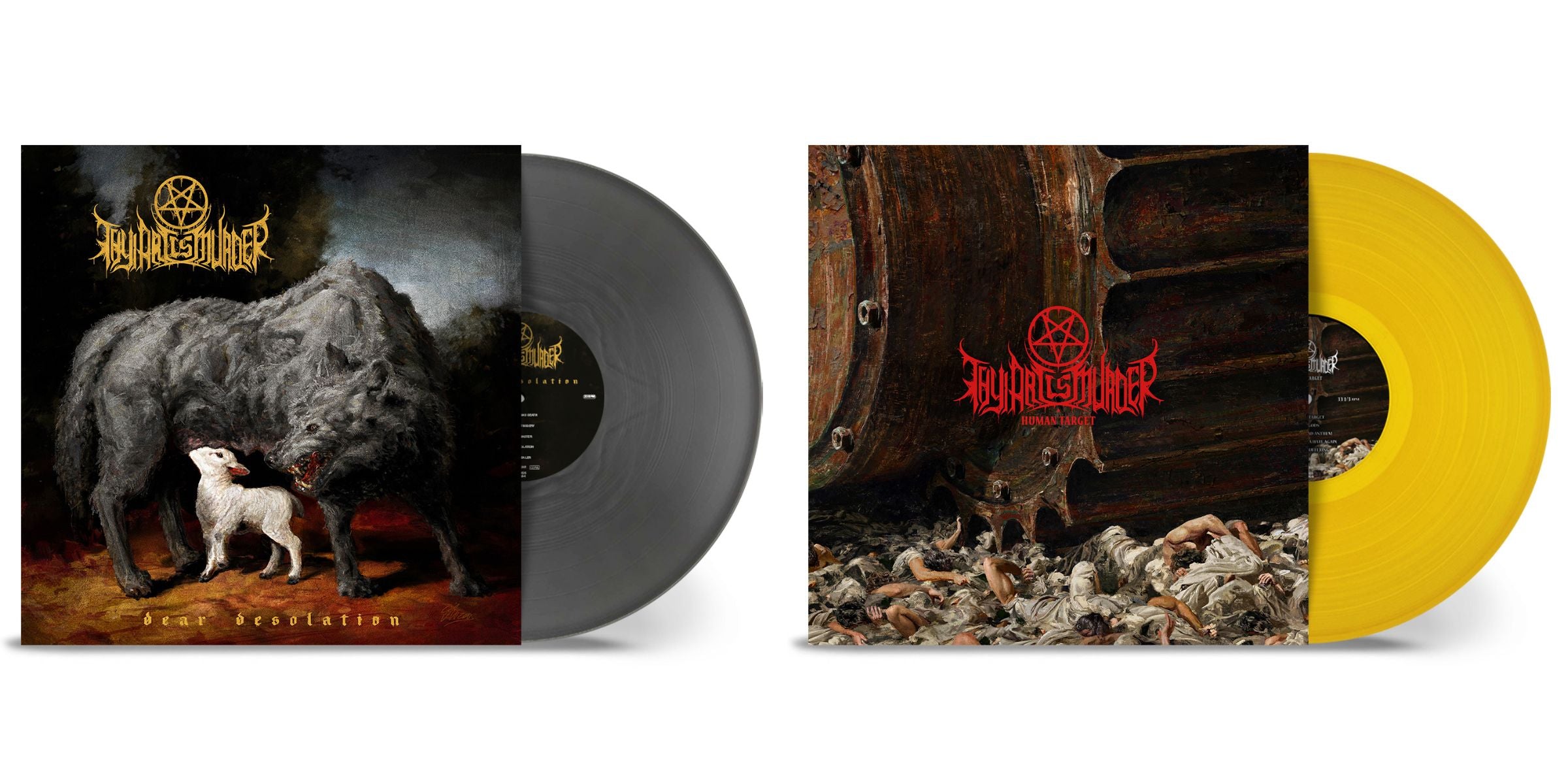 Thy Art Is Murder "Dear Desolation" & "Human Target" Gatefold Vinyl Bu ...