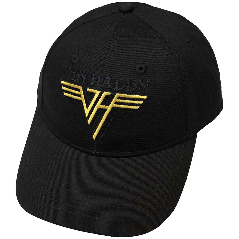 Van Halen "Text and Yellow Logo" Black Baseball Cap – Earache Records Ltd