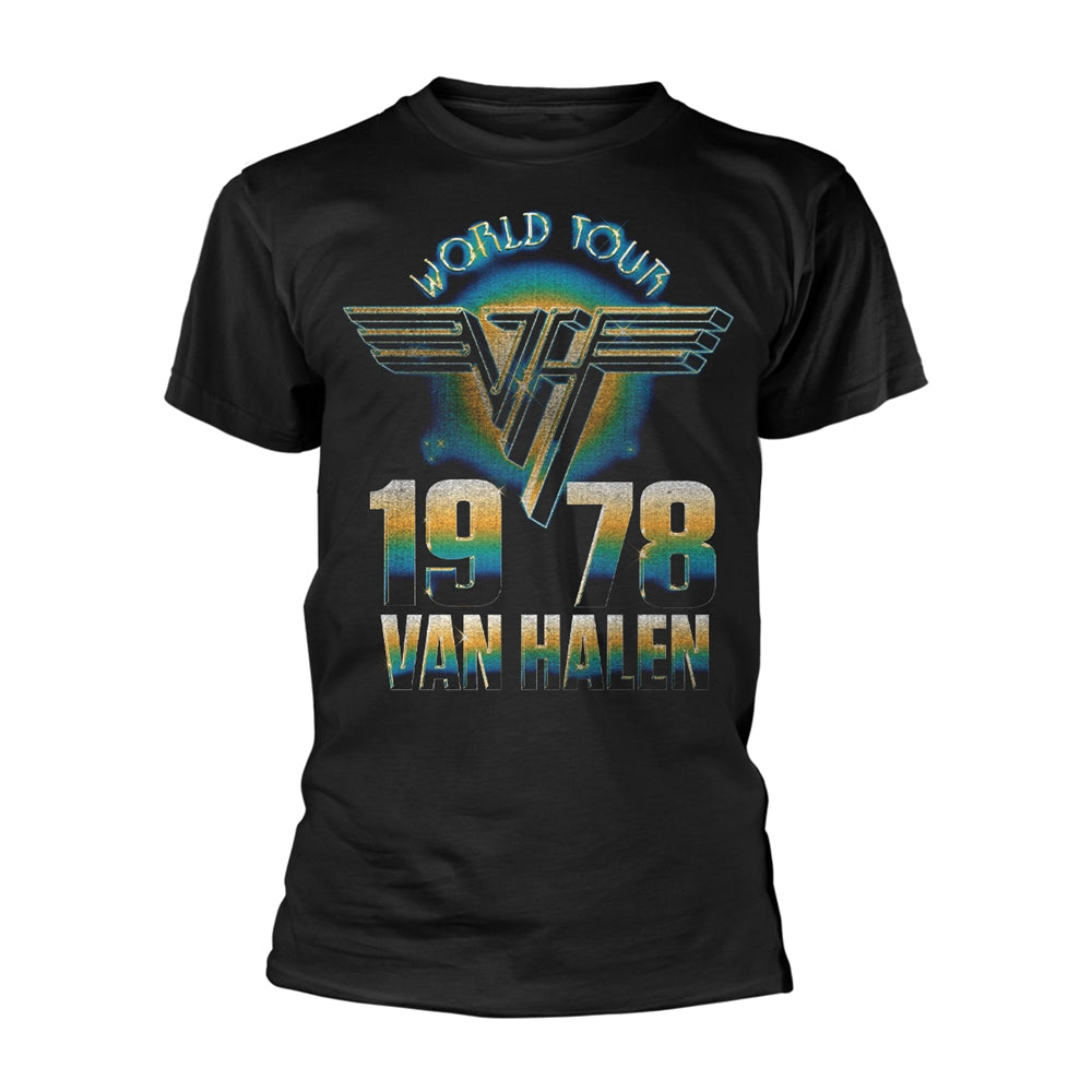 Van Halen "World Tour 78" Black T shirt – Earache Records Ltd
