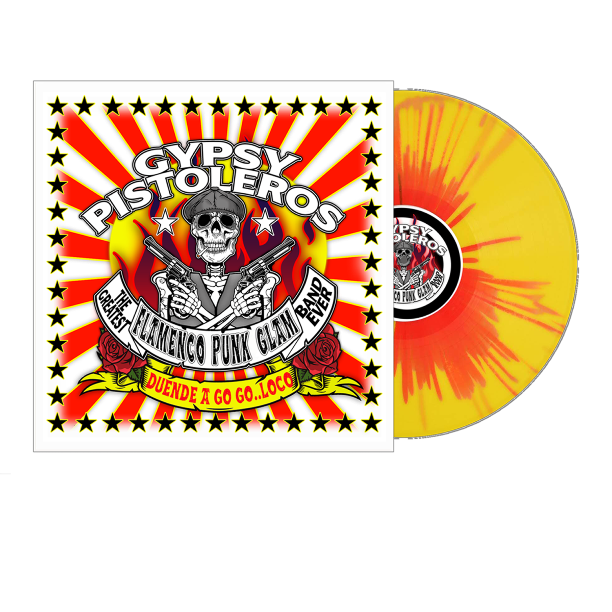 Gypsy Pistoleros "Duende a Go Go Loco" Yellow Splatter Vinyl – Earache ...