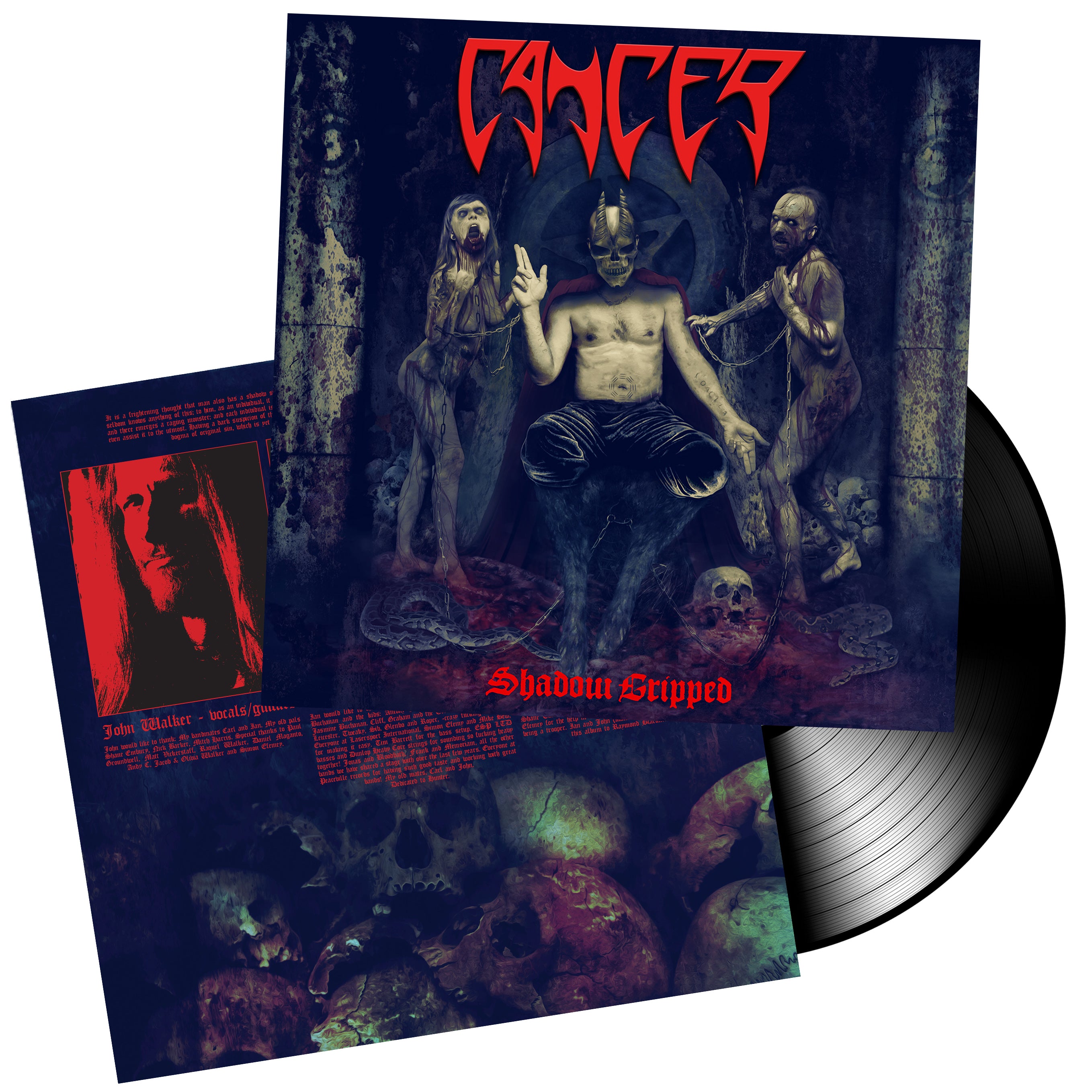 Cancer "Shadow Gripped" Black Vinyl – Earache Records Ltd