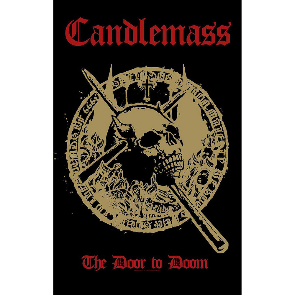 Candlemass "The Door To Doom" Flag – Earache Records Ltd