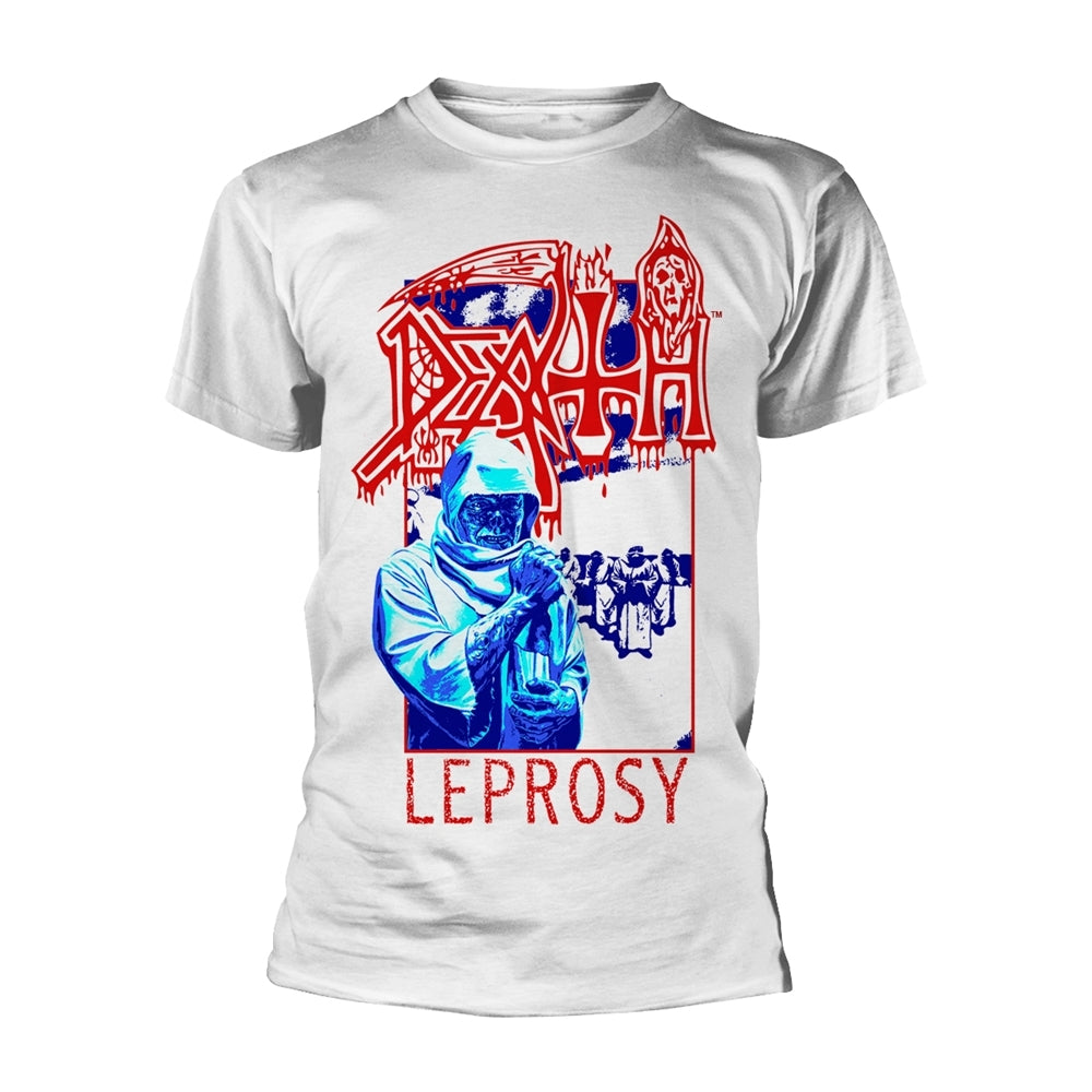 Death "Leprosy" White T shirt – Earache Records Ltd