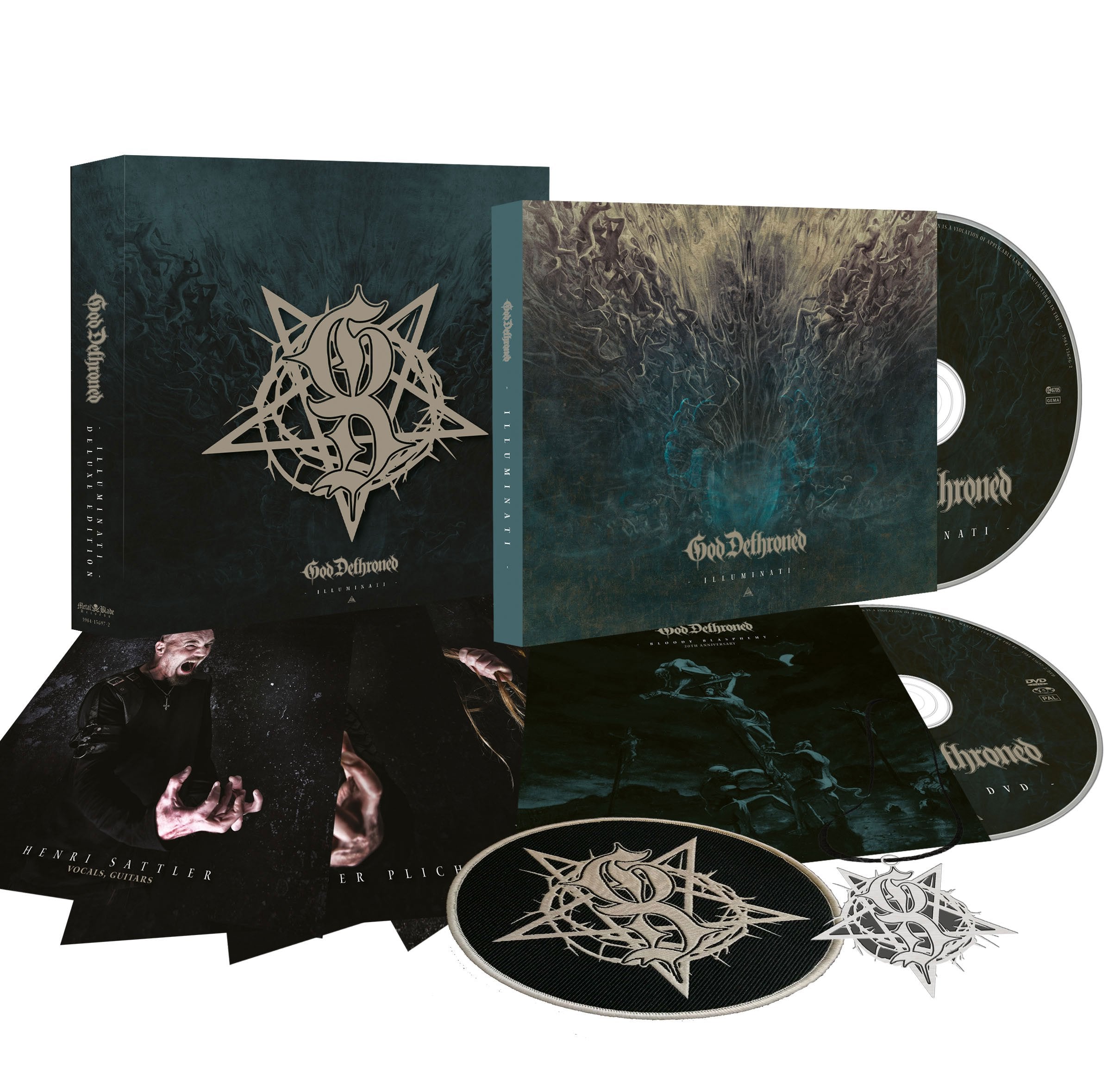 God Dethroned "Illuminati" Deluxe CD/DVD Box Set – Earache Records Ltd