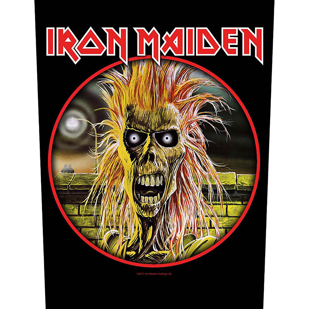 Iron Maiden "Iron Maiden" Back Patch – Earache Records Ltd