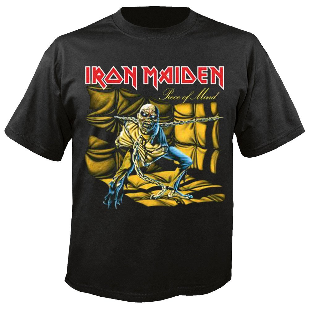 Iron Maiden "Piece Of Mind" T shirt – Earache Records Ltd