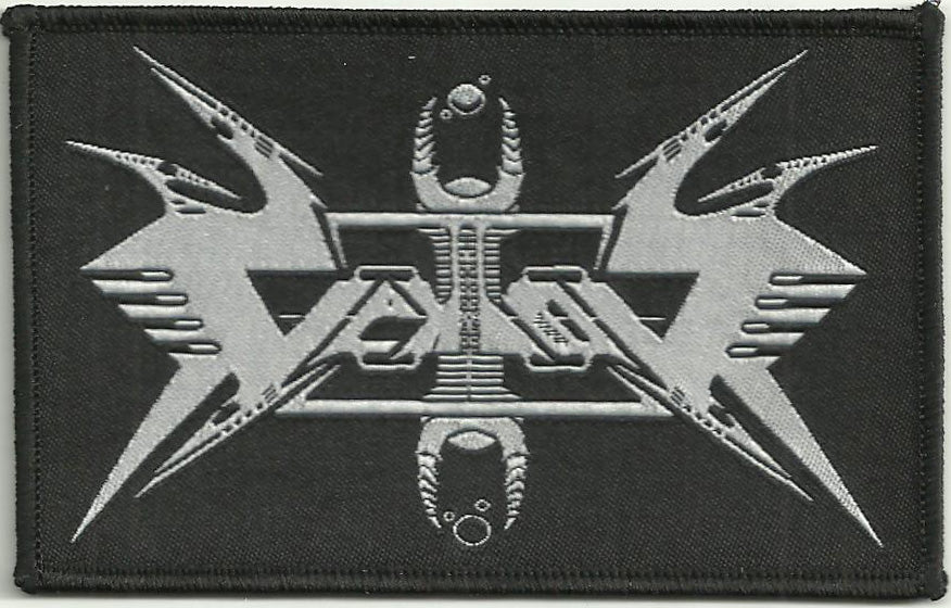 Vektor "Logo" Woven Patch - 11cm x 6.5cm – Earache Records Ltd
