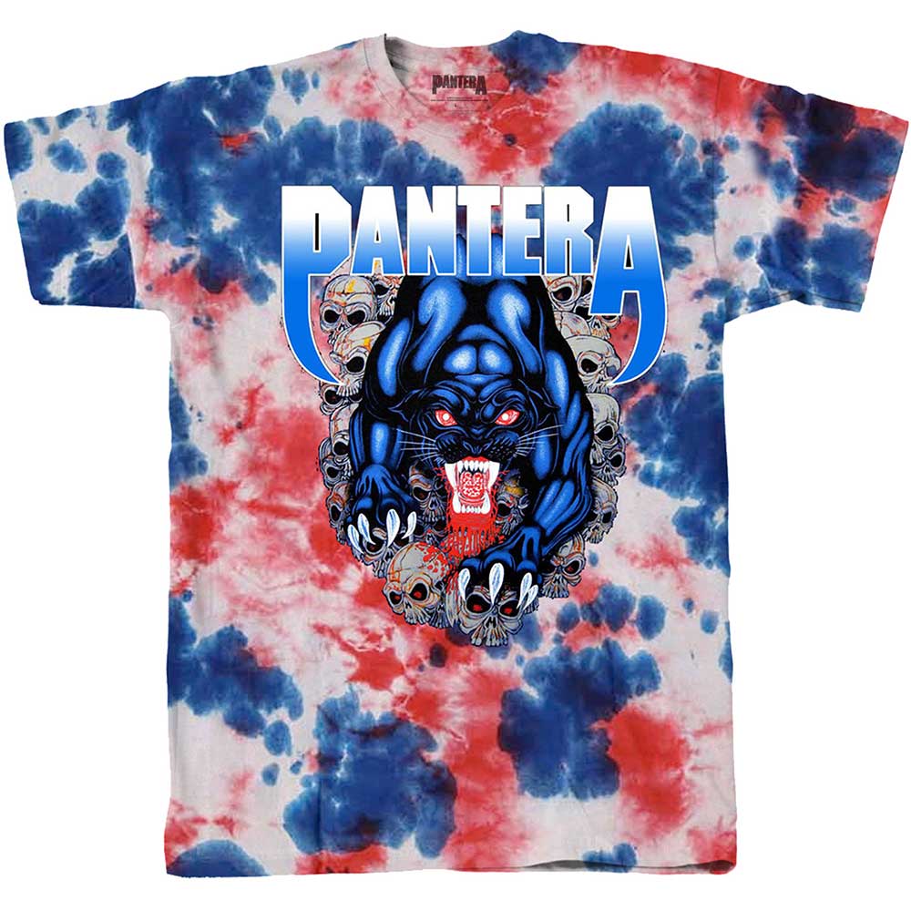 Pantera "Panther" Dye Wash T shirt – Earache Records Ltd